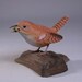 House Wren Hand Carved Wooden Bird - Etsy