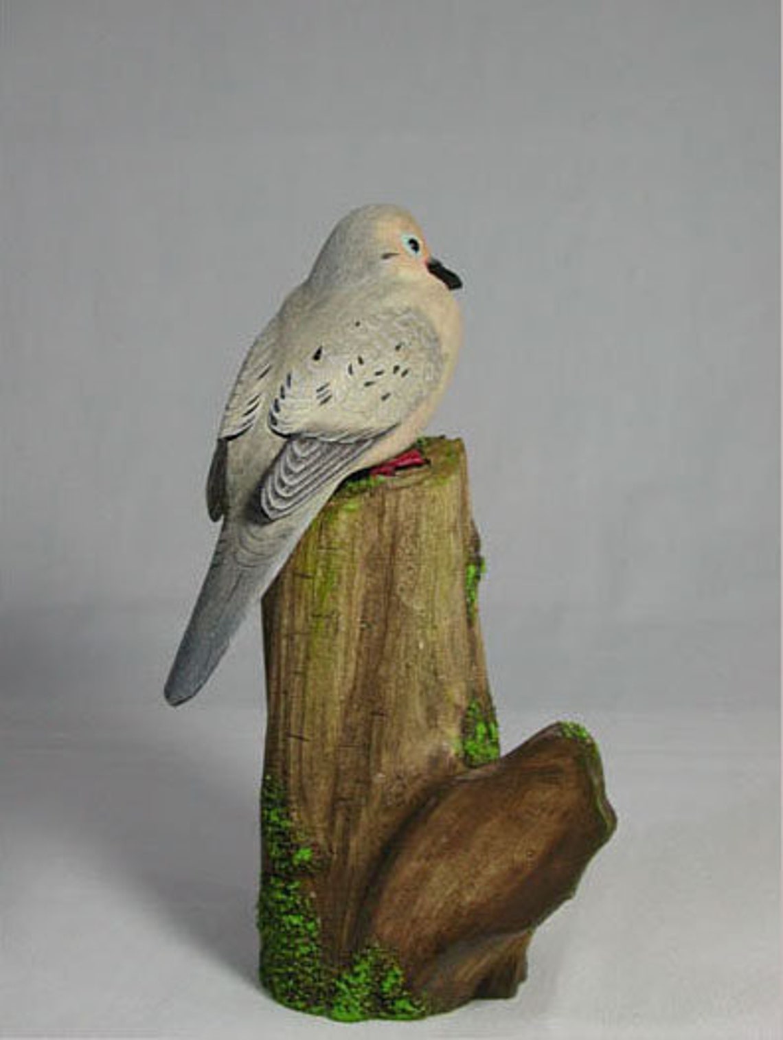 5-1/2″ Mourning Dove Hand Carved Wooden Bird - Etsy
