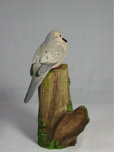 5-1/2″ Mourning Dove Hand Carved Wooden Bird - Etsy
