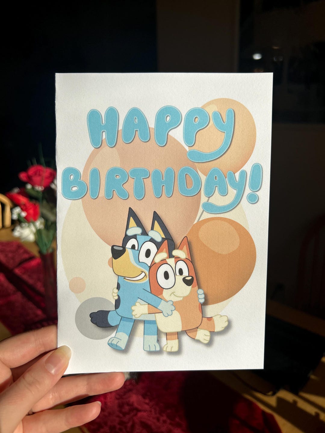 Bluey Birthday Card - Etsy