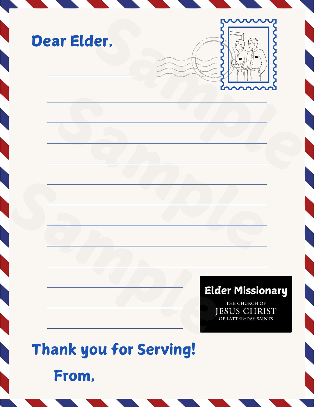 LDS Hand-written Mission Letter Bundle - Etsy