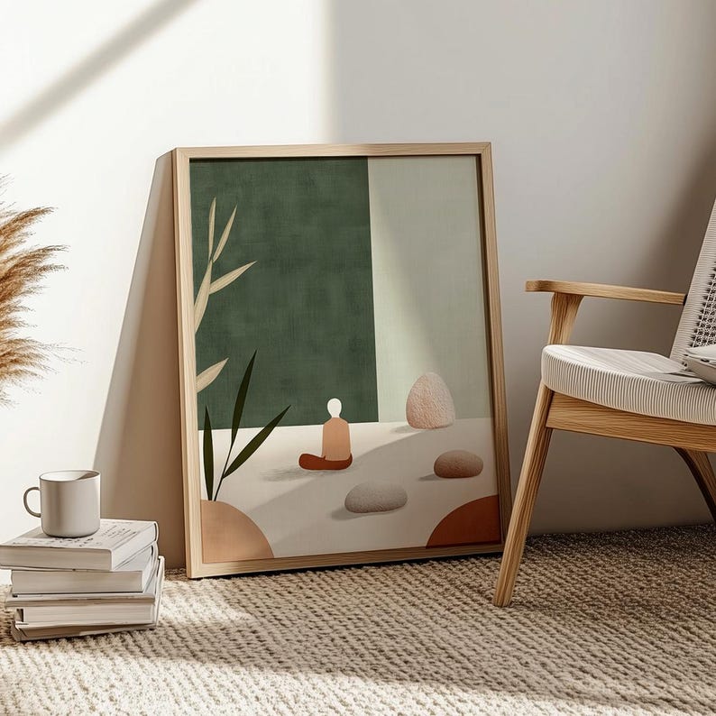 2 Yoga Poster, Yoga Day Poster, Spiritual Wall Art, Mindfulness ...