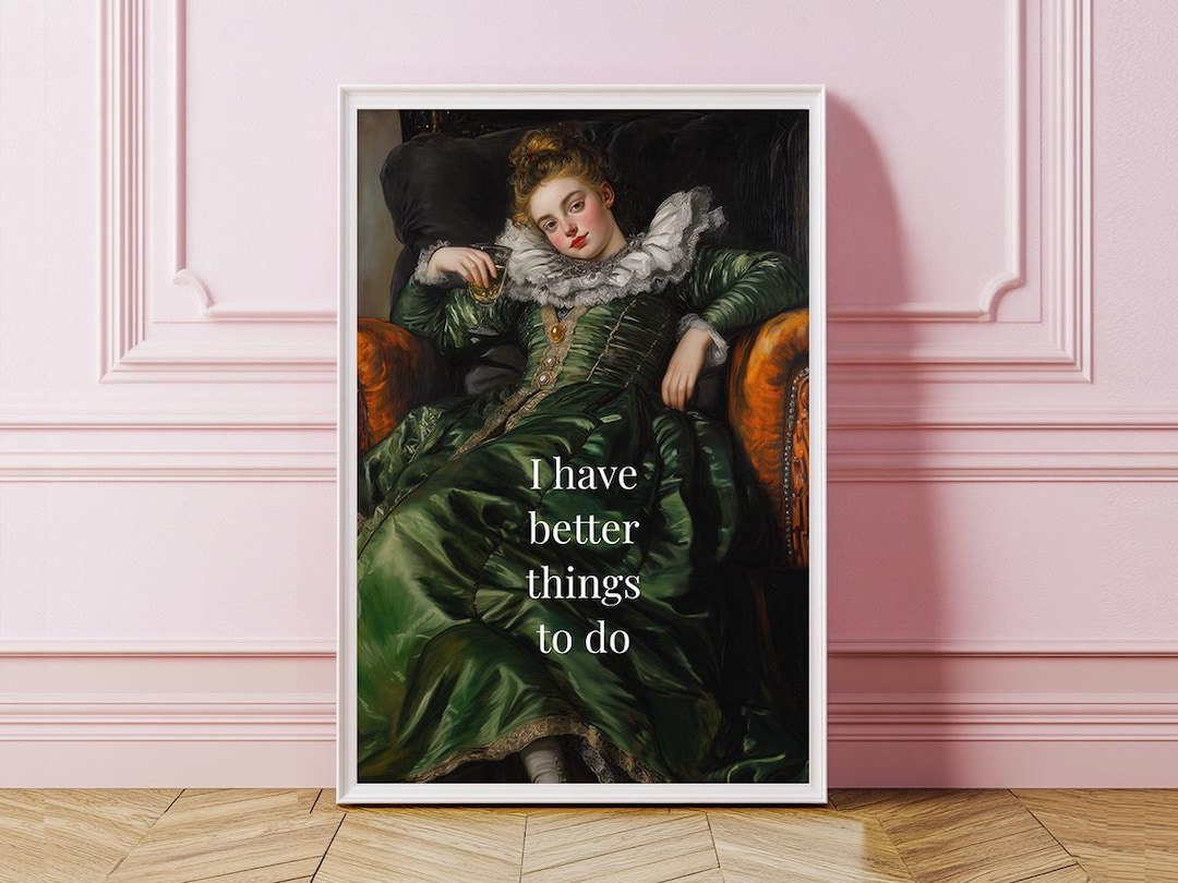 Funny Renaissance Girl, Printable Altered Renaissance Wall Art Altered ...