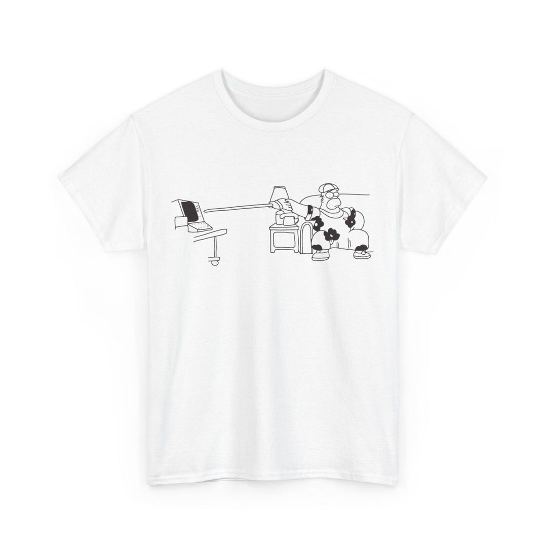 Homer Simpson Mumu the Simpsons Unisex Heavy Cotton Tee, Multiple Sizes ...