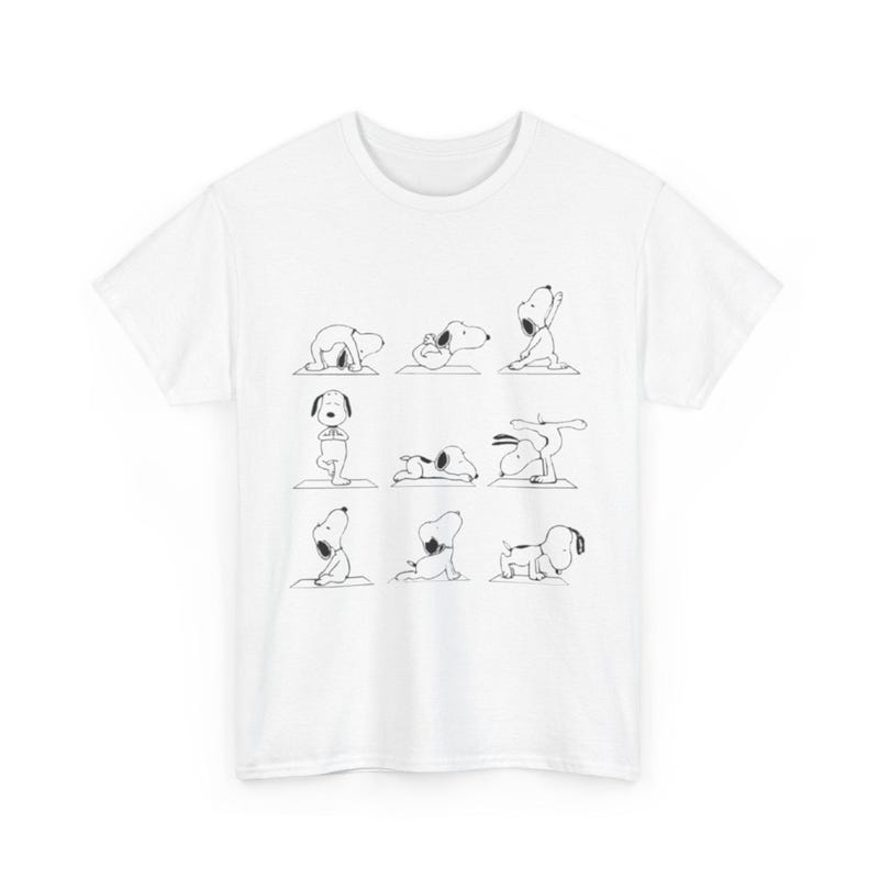 Snoopy Yoga - Etsy