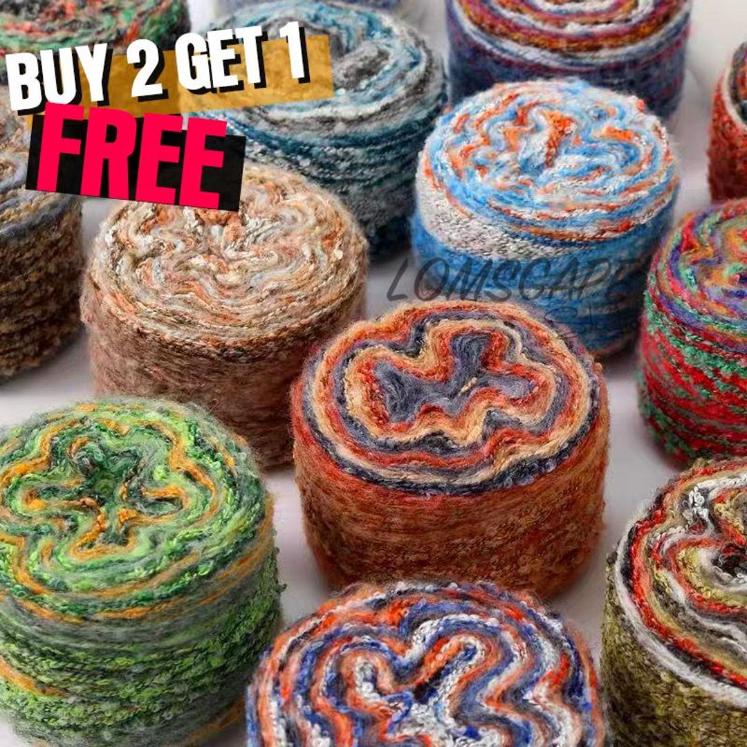 Oil Painting Vintage Color Wool Blend Mohair Boucle Yarn Loop Mohair ...