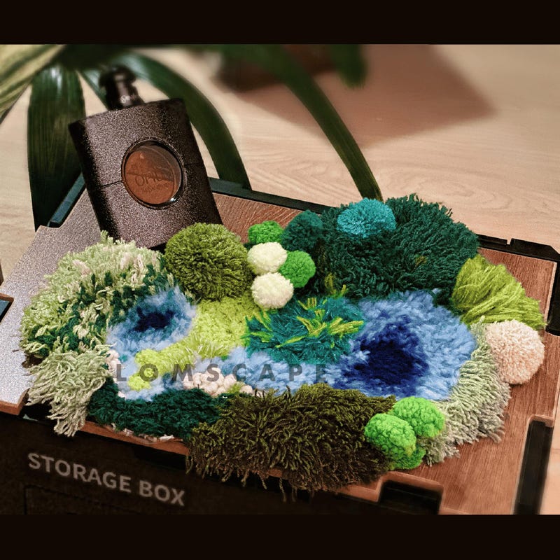 Hooked Mug Rug - Etsy