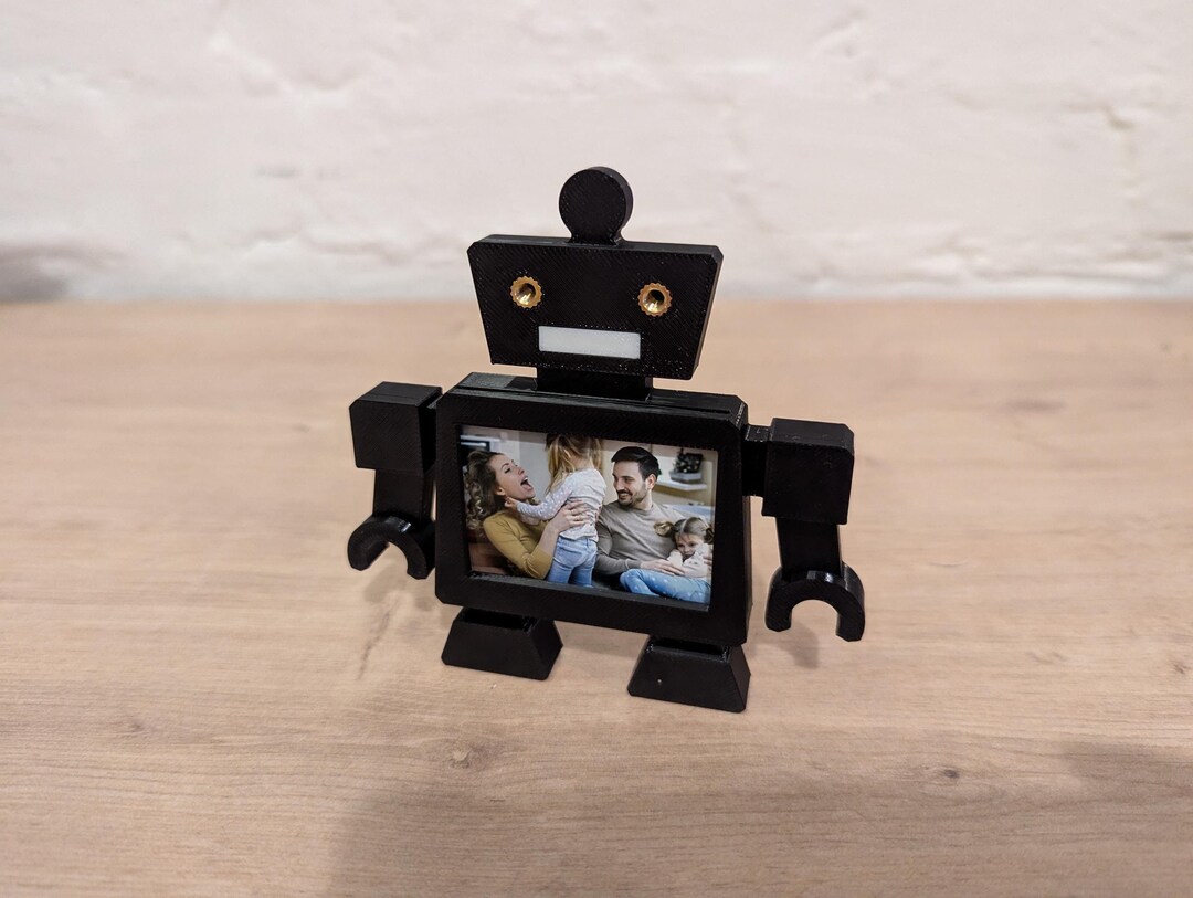 Robot Fridge Magnet Picture Frame - Etsy