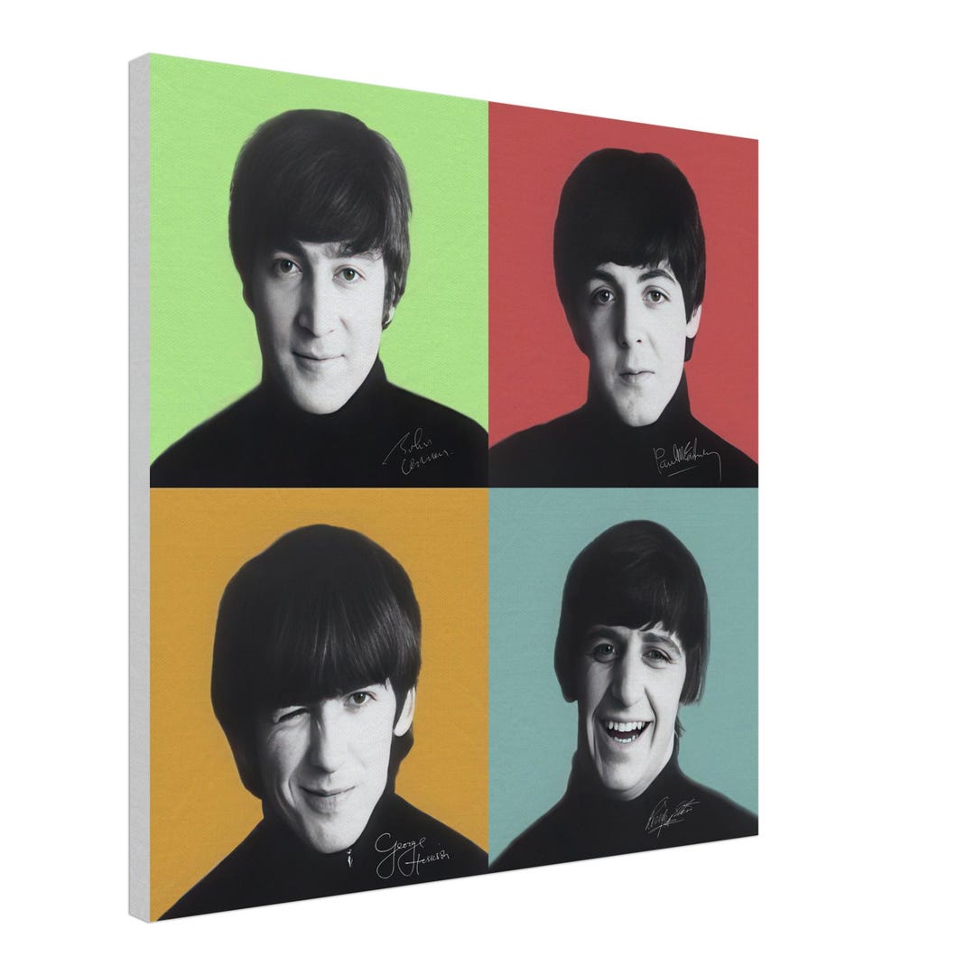Beatles, John, Paul, George, Ringo. Super High Resolution Enhanced and ...