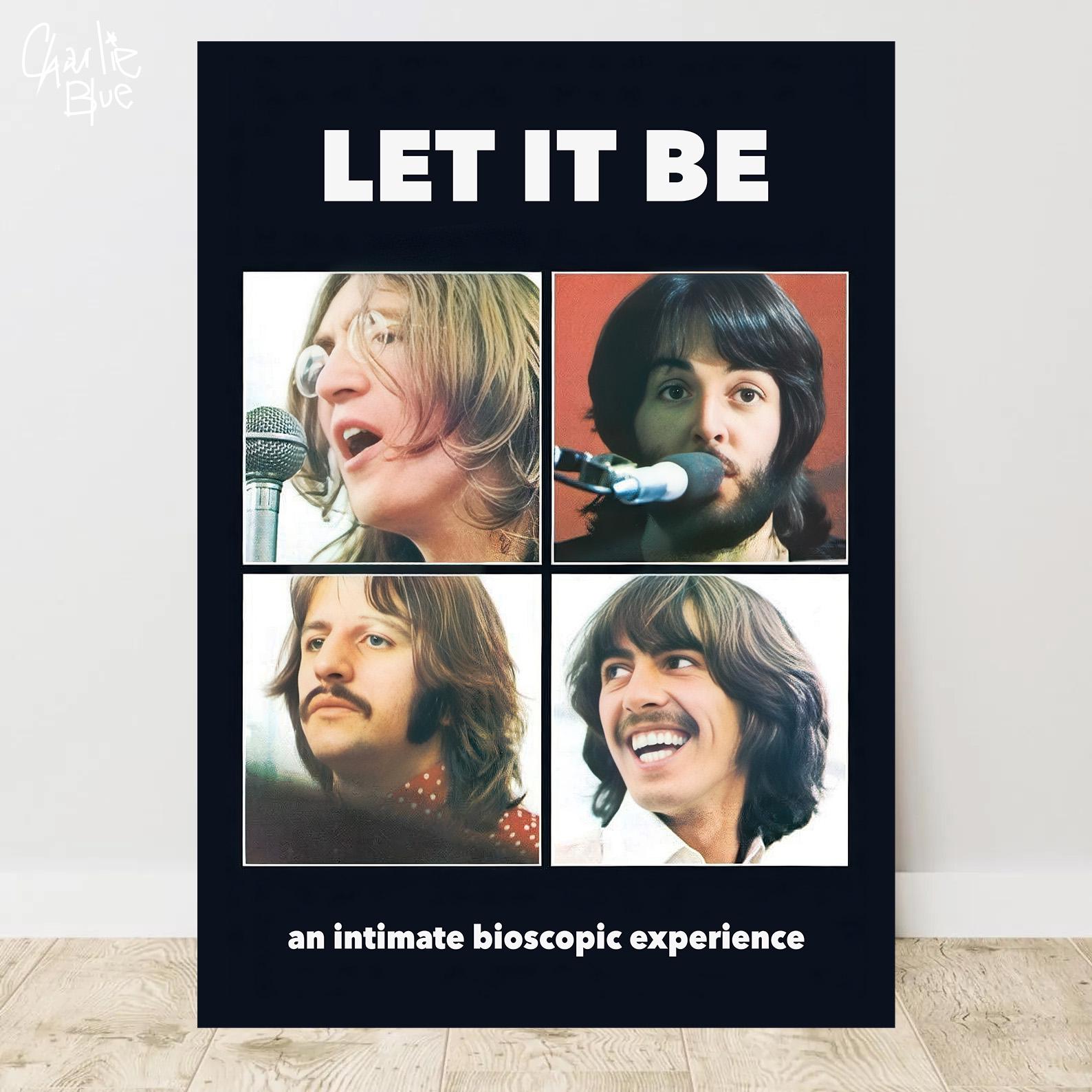 Beatles Let It Be Digital Poster - High Resolution Art Print - Iconic ...