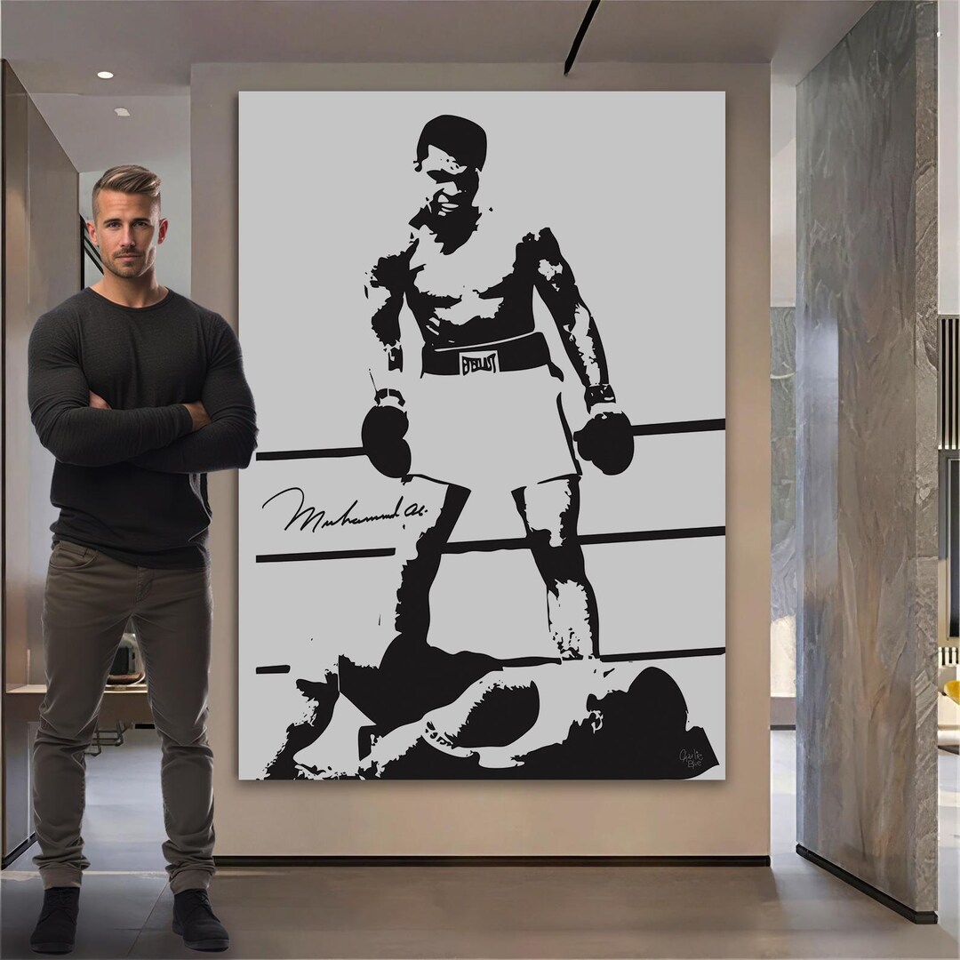 Muhammad Ali Digital Download Original Vector Drawn Art. Various ...