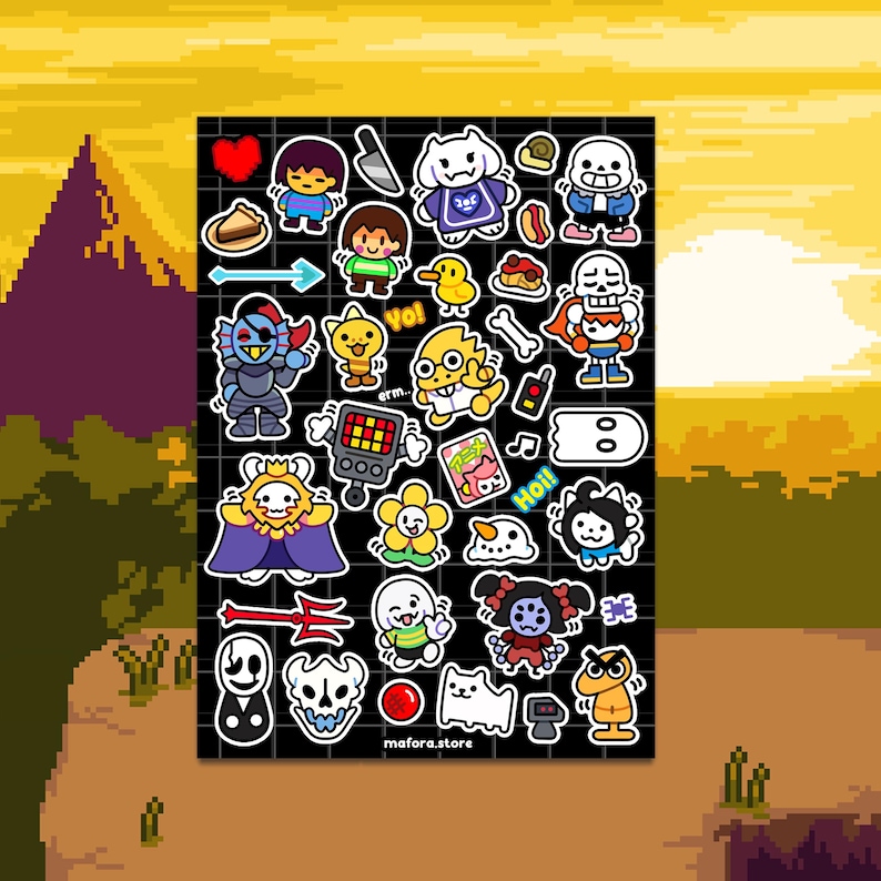 UNDERGROUND! | Premium Sticker Sheet - Etsy