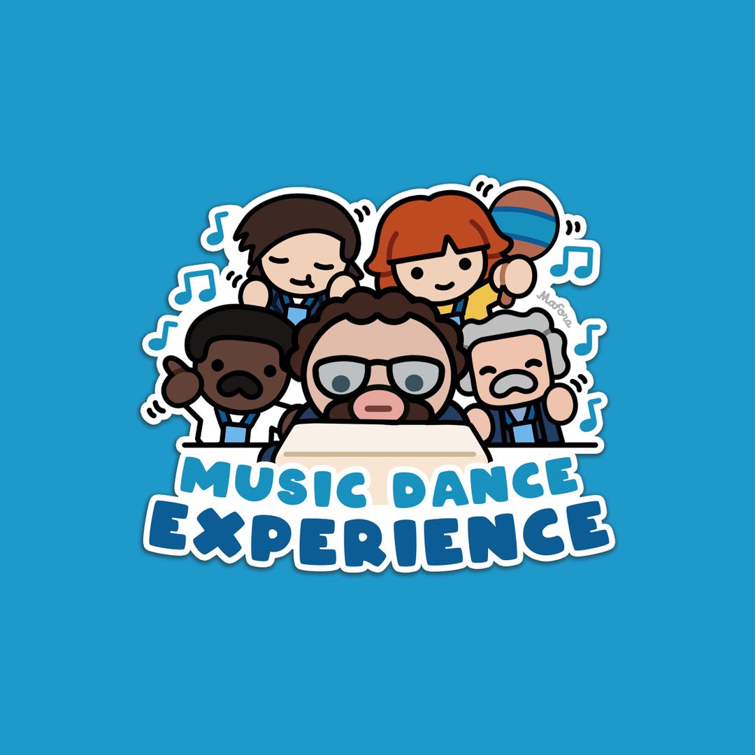 Music Dance Experience! | Vinyl Sticker - Etsy