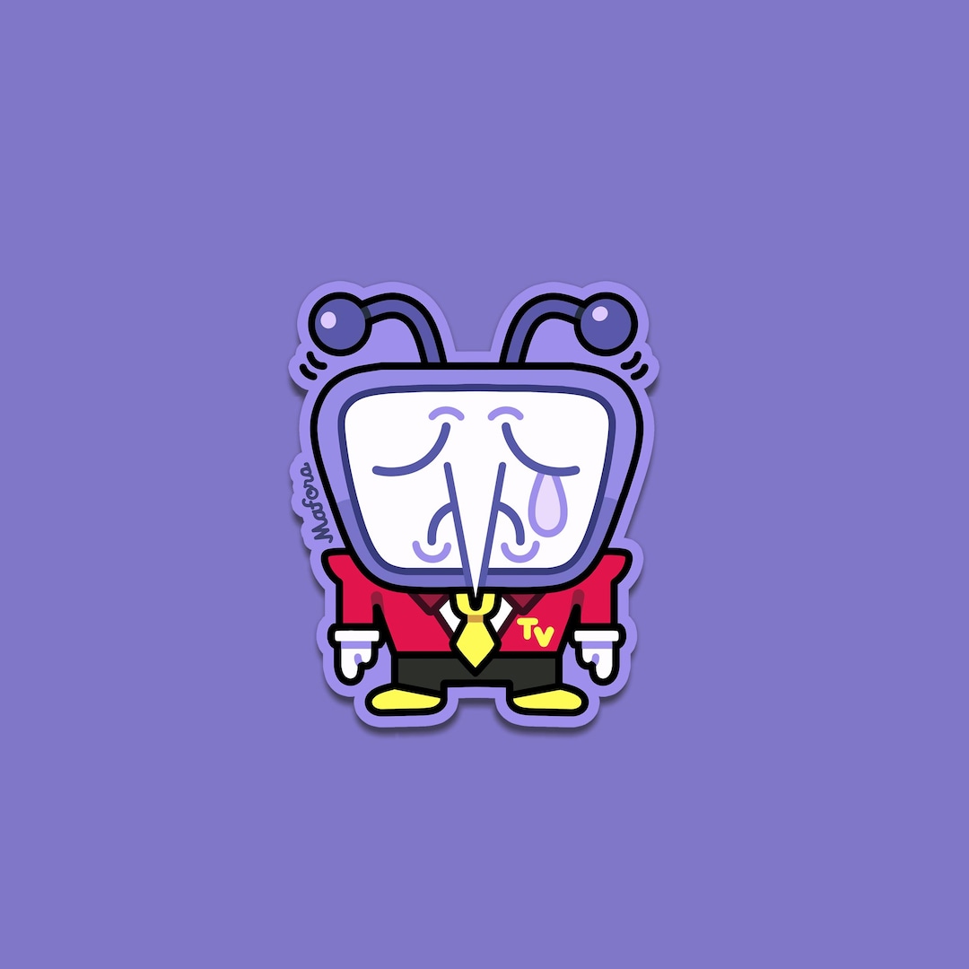 Sad Tenna! | Vinyl Sticker - Etsy