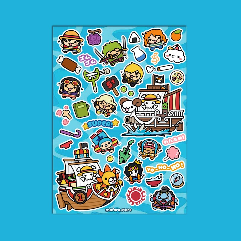 One Piece Shanks Stickers - Etsy Canada