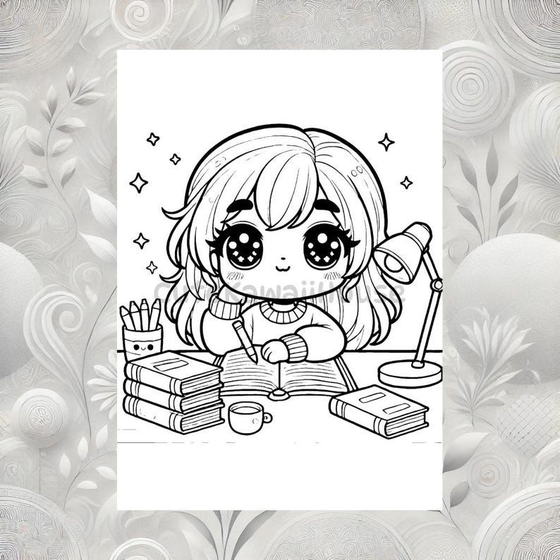 10 Cute Anime Chibi Girl Colouring Pages | Colouring Pages for All Ages ...