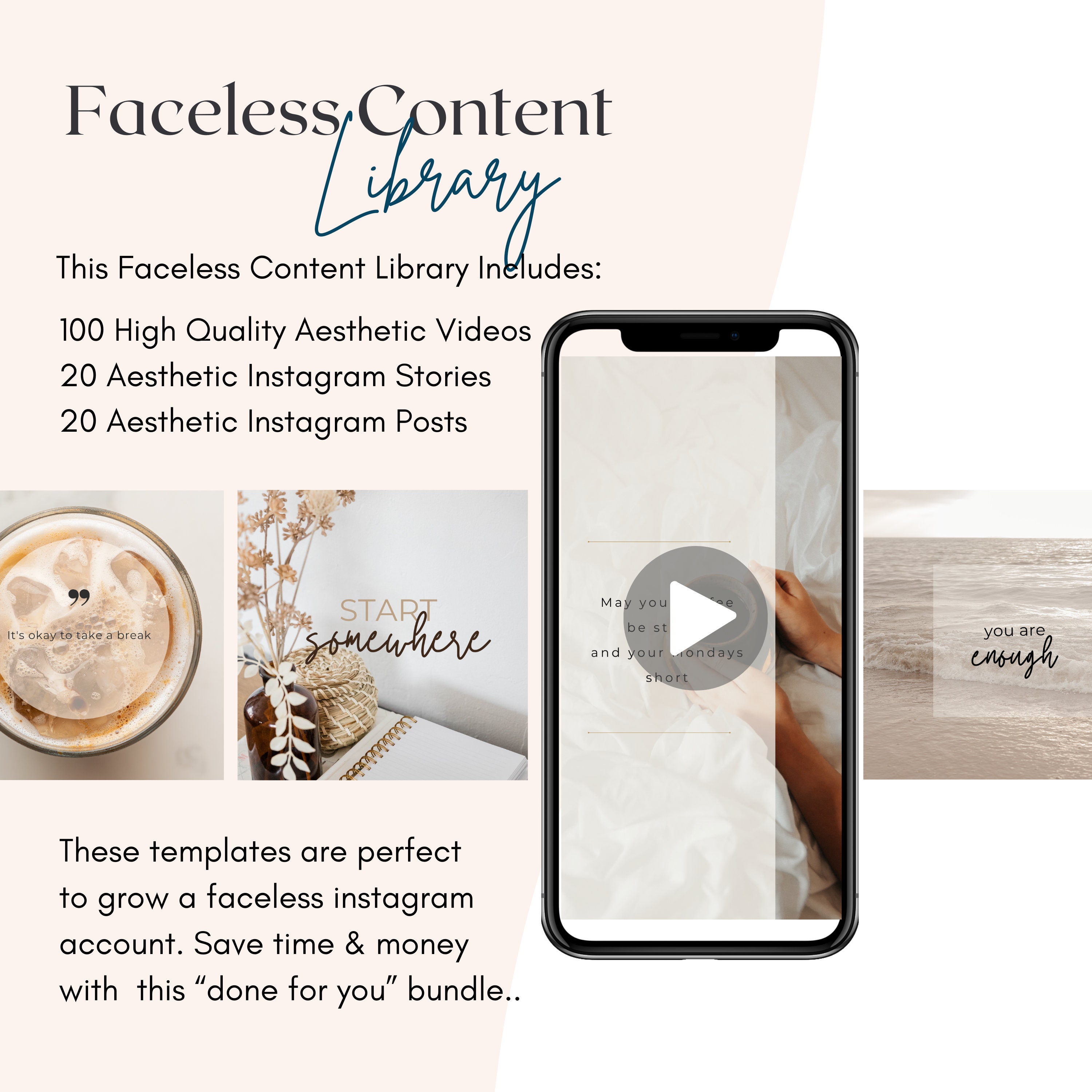 Faceless Reels Content Library, Faceless Videos, Done for You Social ...