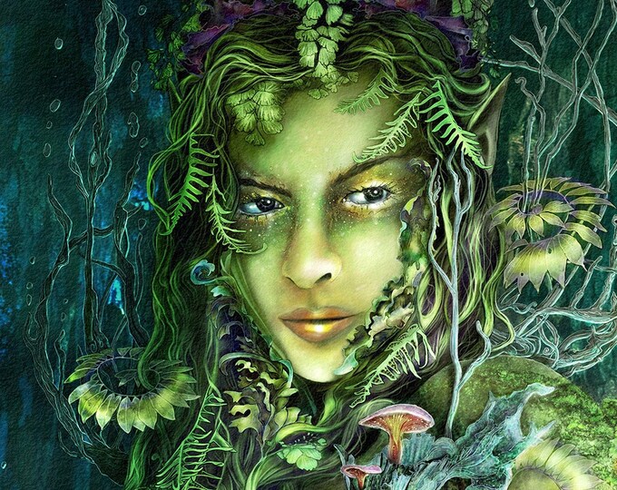 Spellbound by Susan Schroder - Mythic Dryad Fine Art Print - Etsy