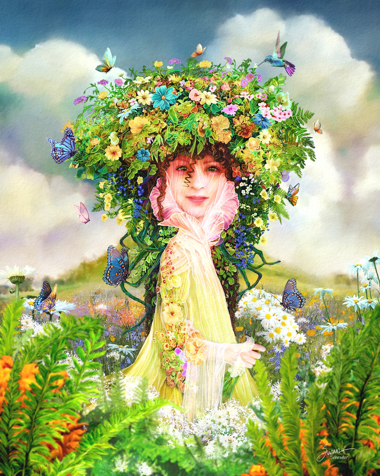 Meadow Sweet by Susan Schroder-fantasy Art Print - Etsy