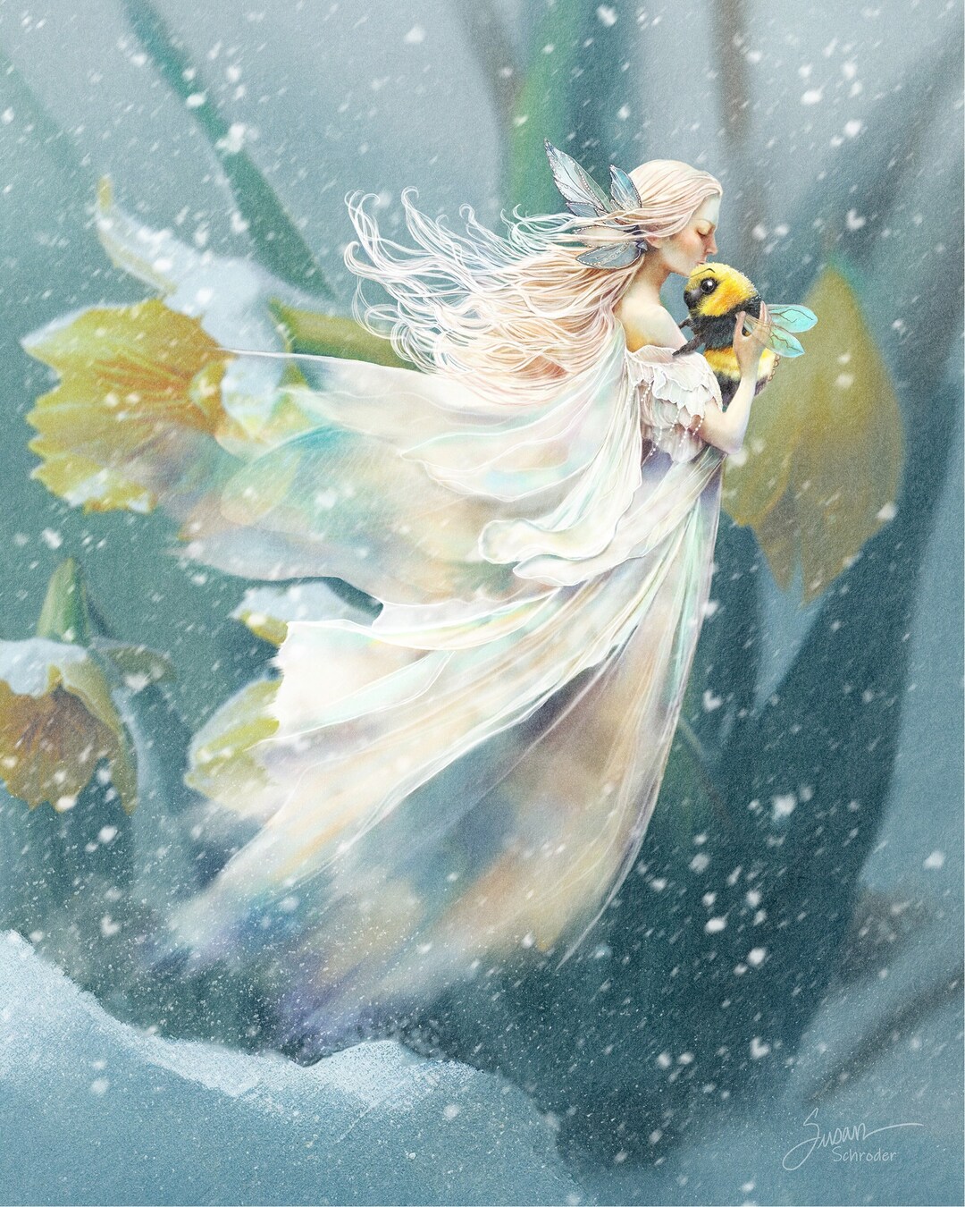 Kindness by Susan Schroder-fantasy Art Print - Etsy