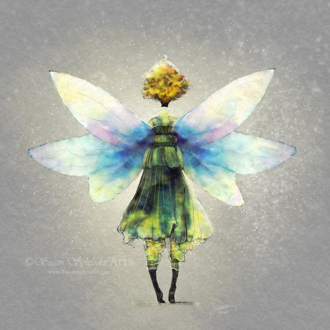 Fairy Sweet by Artist Susan Schroder- Mythic Fantasy Art Print - Etsy