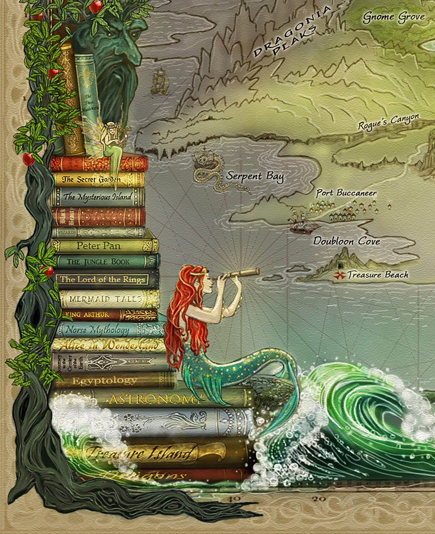 Explore - A Story Book Map by Susan Schroder - Etsy