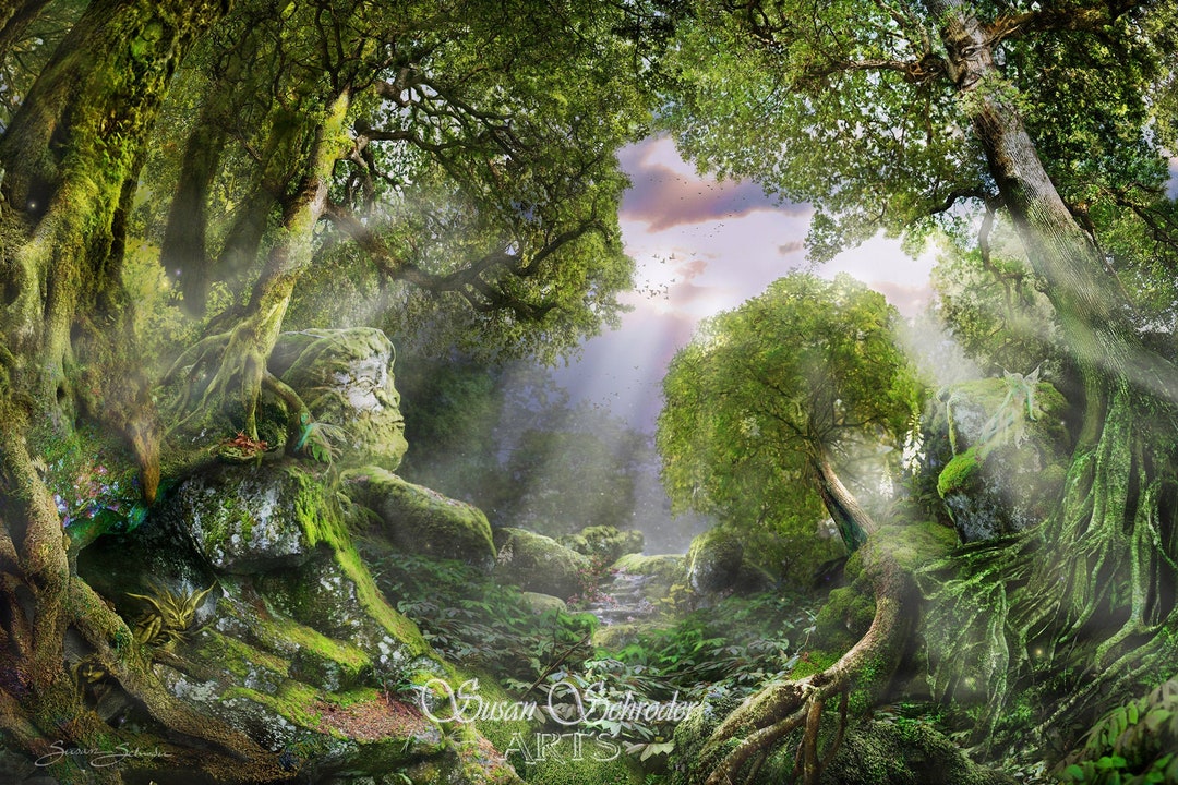 Erawa Entrance by Susan Schroder - Mythic Fantasy Art Print - Etsy