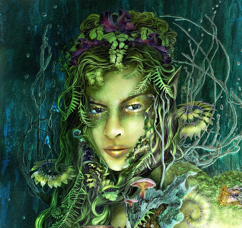 Spellbound by Susan Schroder - Mythic Dryad Fine Art Print - Etsy