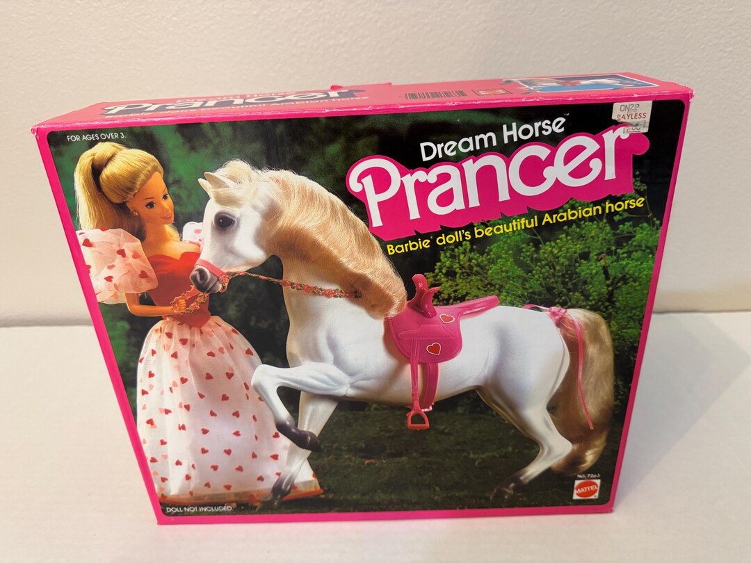 Vintage 1983 Barbie Dream Horse Prancer With Box and Accessories ...