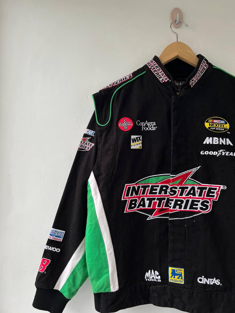 Vintage Interstate Batteries NASCAR Racing Jacket M Size - Etsy