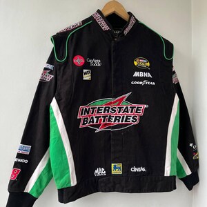 Vintage Interstate Batteries NASCAR Racing Jacket M Size - Etsy