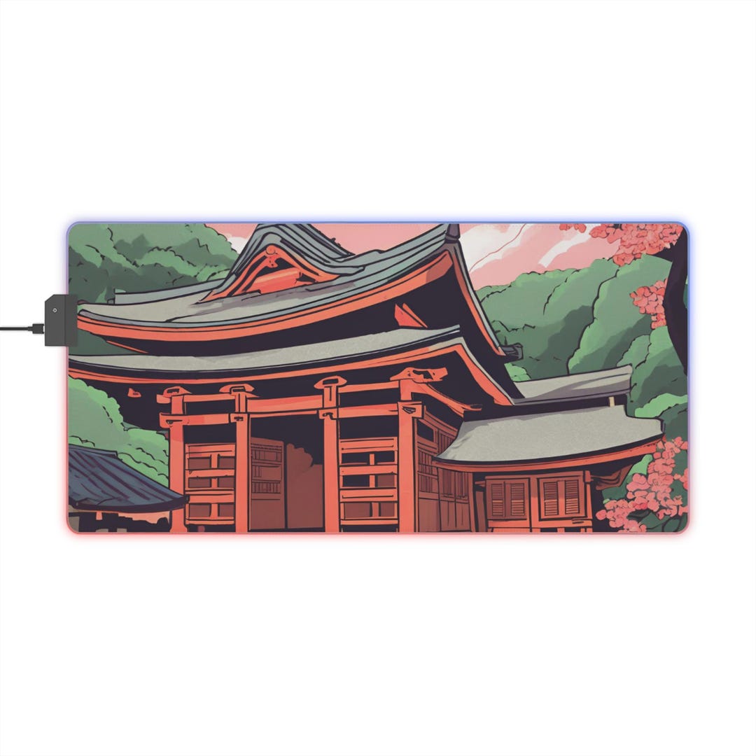 LED Shrine Gaming Mouse Pad - Etsy