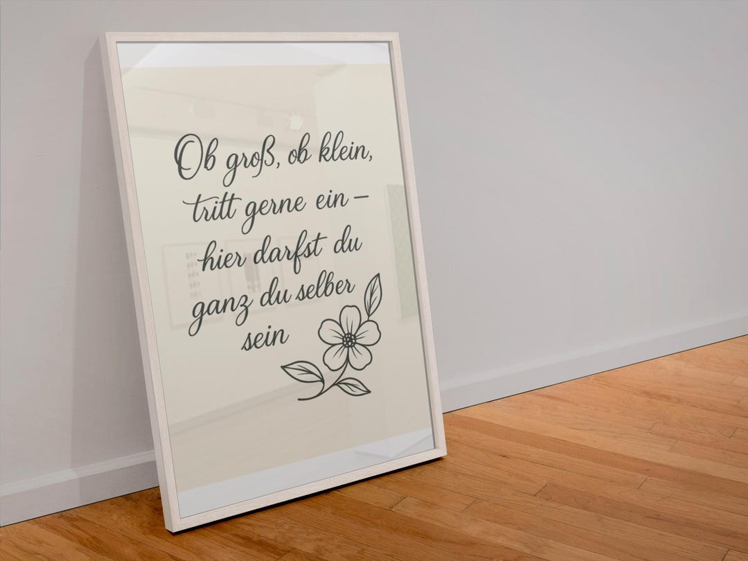 Welcome Poster Digital Download | Wall Decor With Quote | Printable Art ...