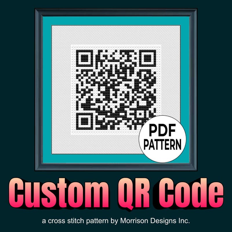 Qr Code Cross - Etsy
