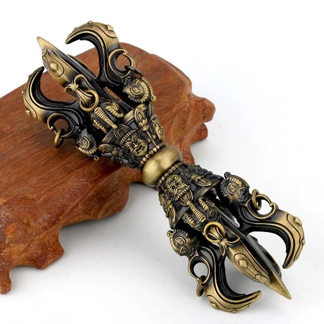 Handcrafted Brass Vajra Dorje: Tibetan Buddhist Ritual Tool - Etsy