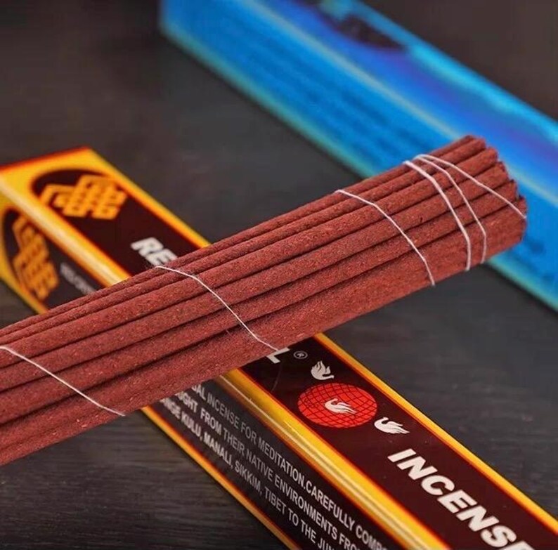 Authentic Red Crystal Traditional South India Tibetan Herbal Incense ...