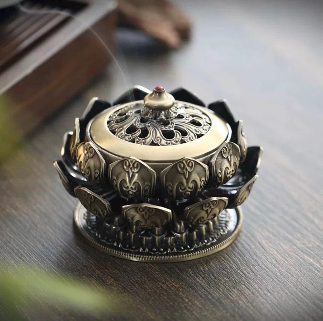 Bronze Boshan Incense Burner: Traditional Meditation Decor - Etsy Australia