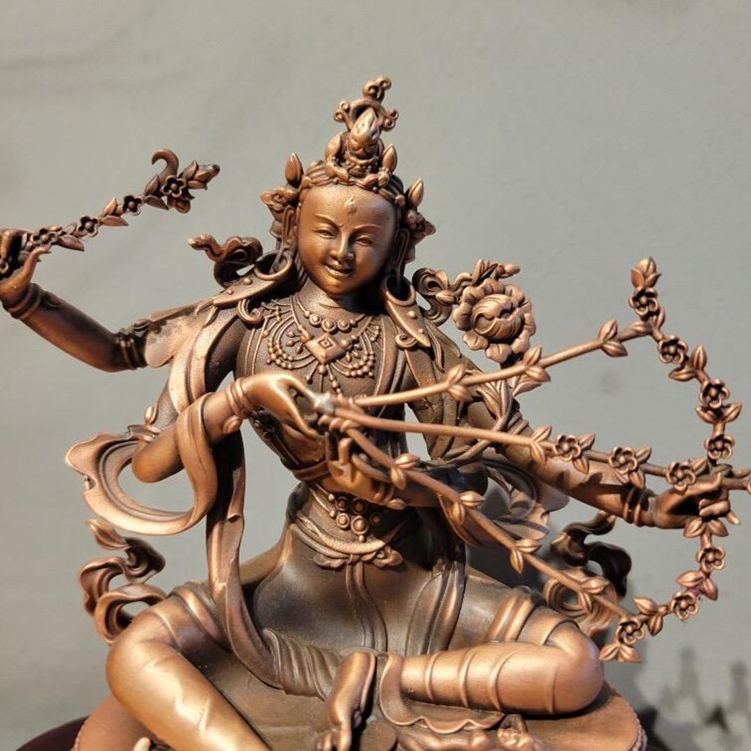 Kurukulle Red Tara Statue, Tibetan Buddhism Deity, 3 Inch 12cm Fine ...