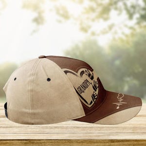 Customized Dad Kids Handprints Classic Cap, Father's Day Gift, Hat for ...