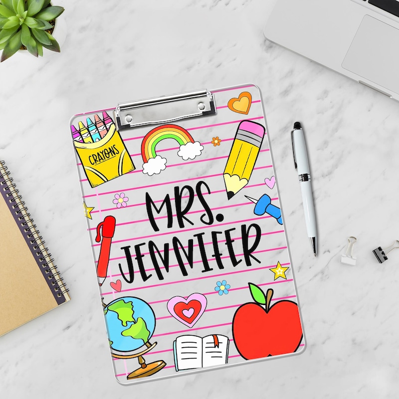 Teacher Clipboard Names - Etsy