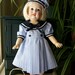 New 11" Bleuette PDF Pattern for a Sailor Dress and Hat - Etsy