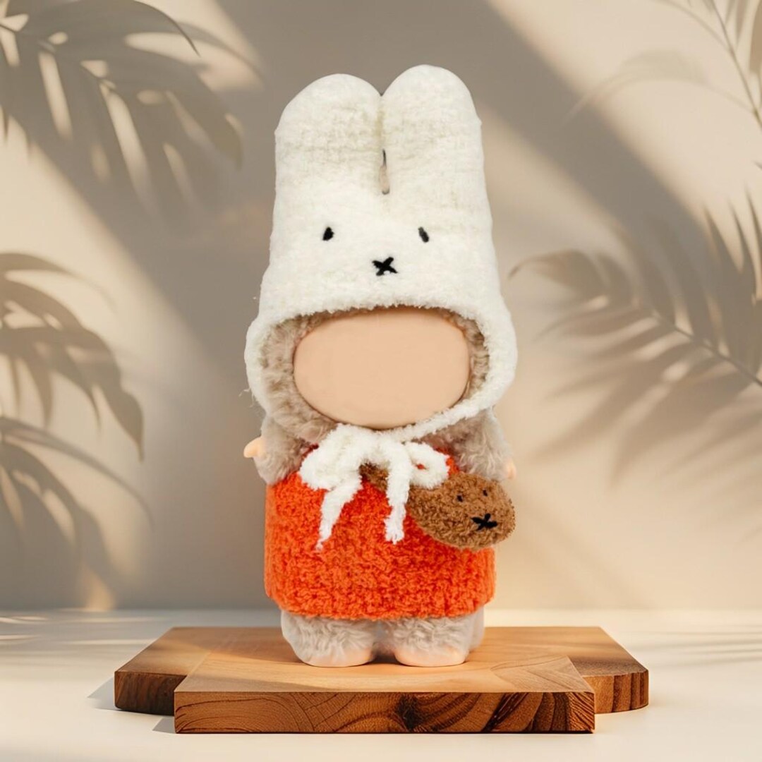 Crochet Labubu Miffy Outfit, Handmade Customizable Clothes for Labubu ...