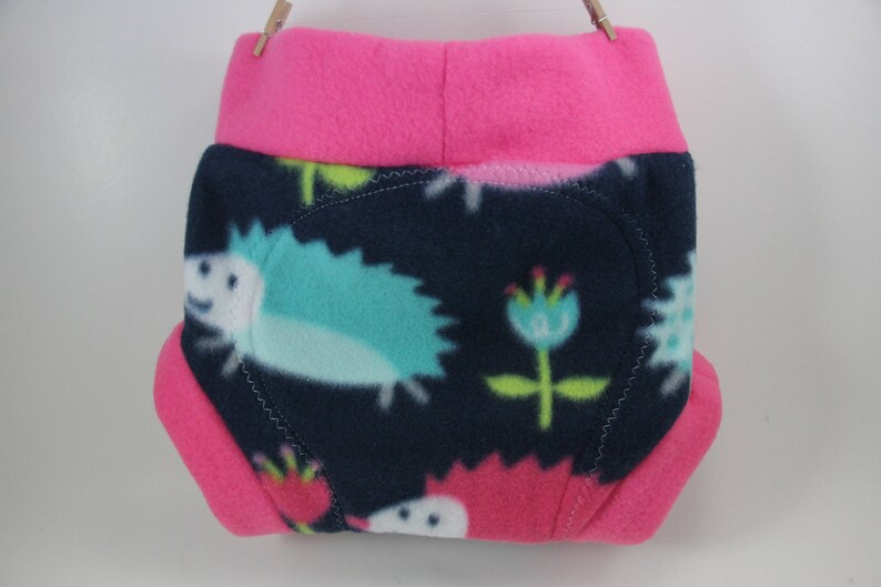 Hedgehog Diaper/ Fleece Shortie Soaker/ Diaper Cover- Great Baby Shower ...