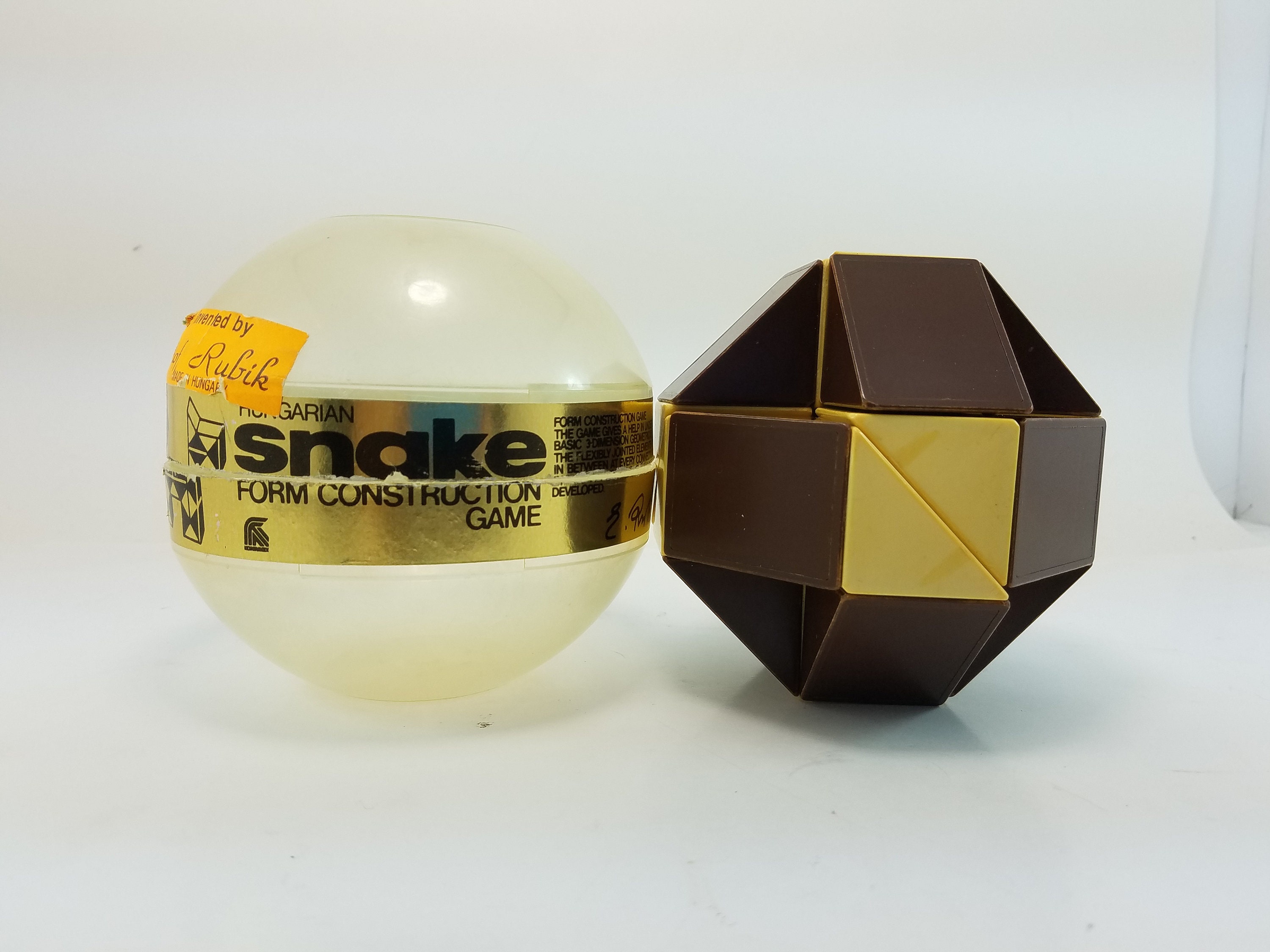 Puzzles Games & Puzzles Toys & Games Original 1981 Rubik's Snake With ...