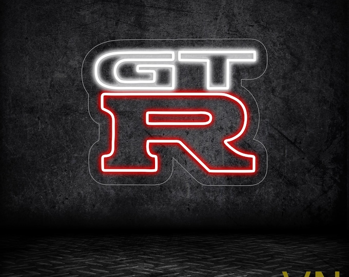 GTR Car Logo Sign Neon Sign / Led Neonsign / Custom Neon Sign / Neon ...