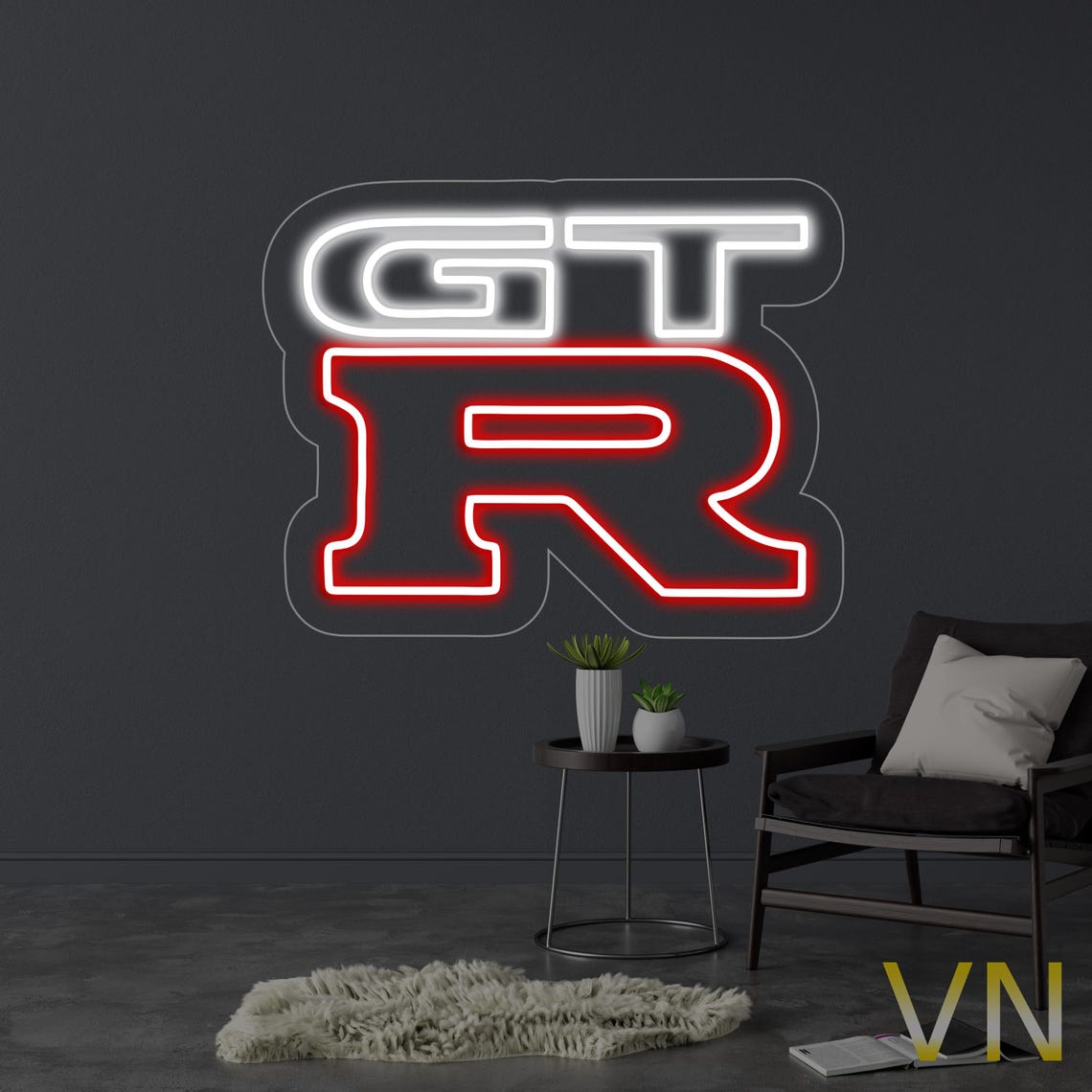 GTR Car Logo Sign Neon Sign / Led Neonsign / Custom Neon Sign / Neon ...