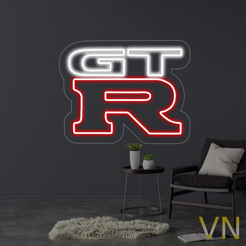 GTR Car Logo Sign Neon Sign / Led Neonsign / Custom Neon Sign / Neon ...
