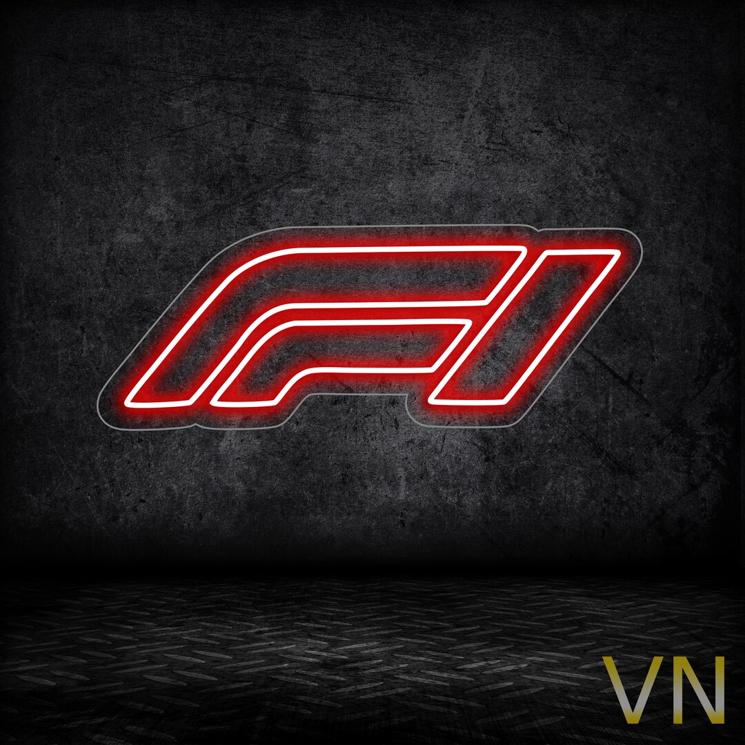 F1 Racing Motorsport Neon Led Sign Formula 1 Car Wallart Led Light ...