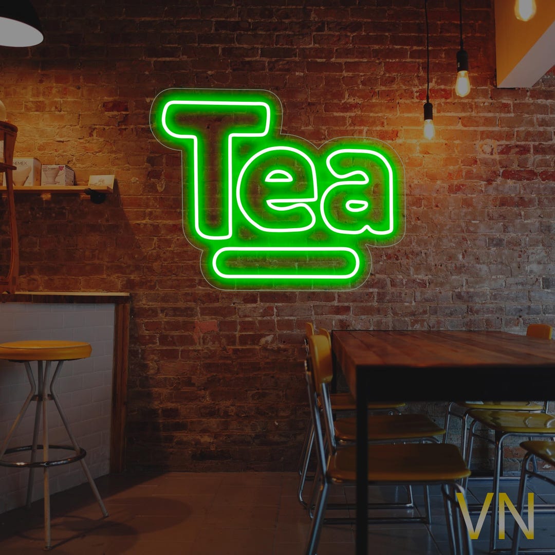 Tea Neon Sign, Tea Cup Neon Light, Tea Pot LED Light, Drinking Led Sign ...