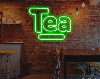 Tea Time Neon Sign, Tea Cup Neon Light, Tea Pot LED Light, Tea Led Sign ...